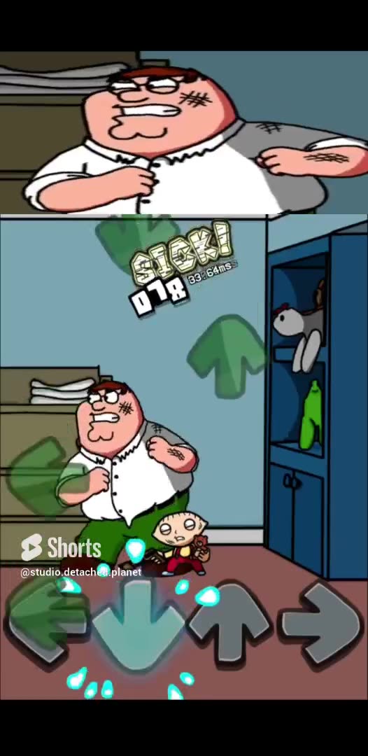 Family Guy Peter Griffin Rooten family FNF Darkness Takeover FNF #shorts