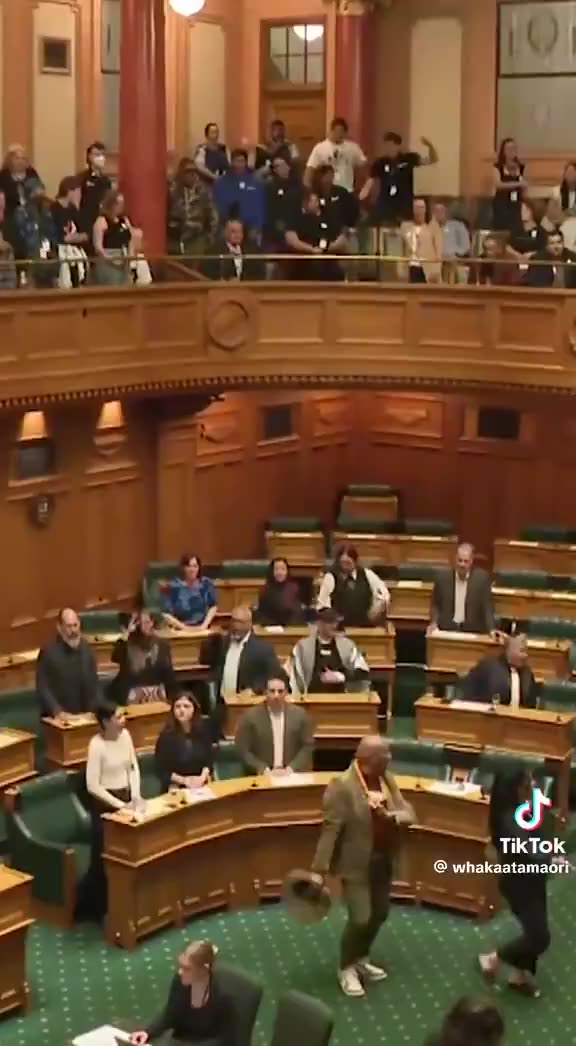 New Zealand Haka Protest