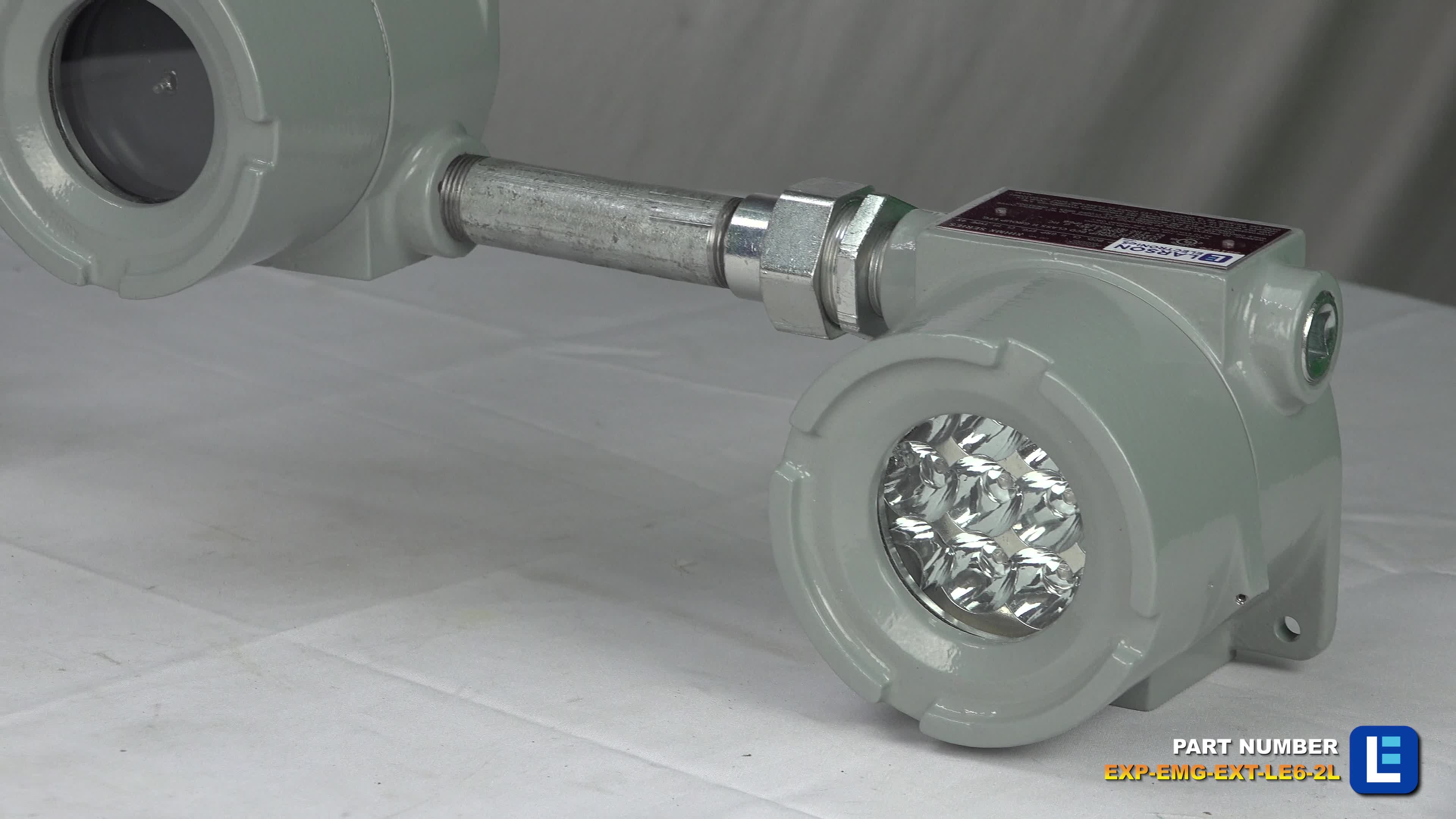 Explosion Proof Bug Eye Emergency Exit LED Fixture - Self-Testing- 90 ...