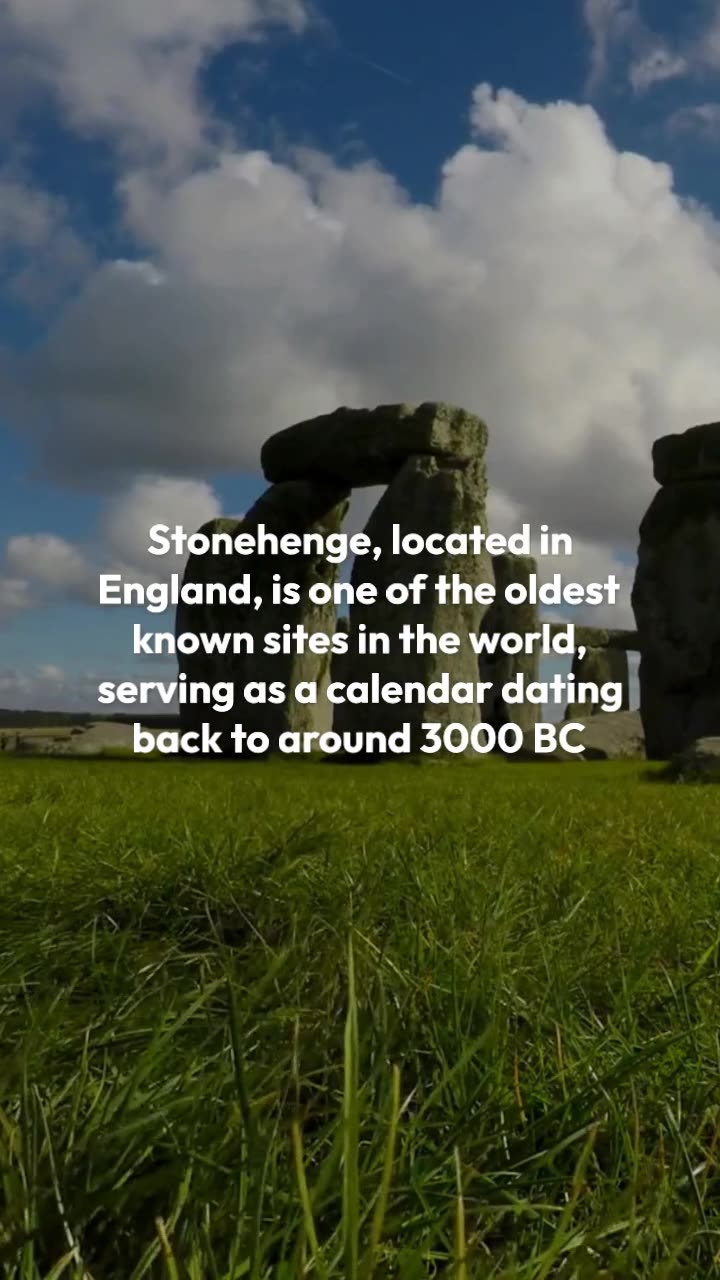 The oldest known calendar - Stonehenge