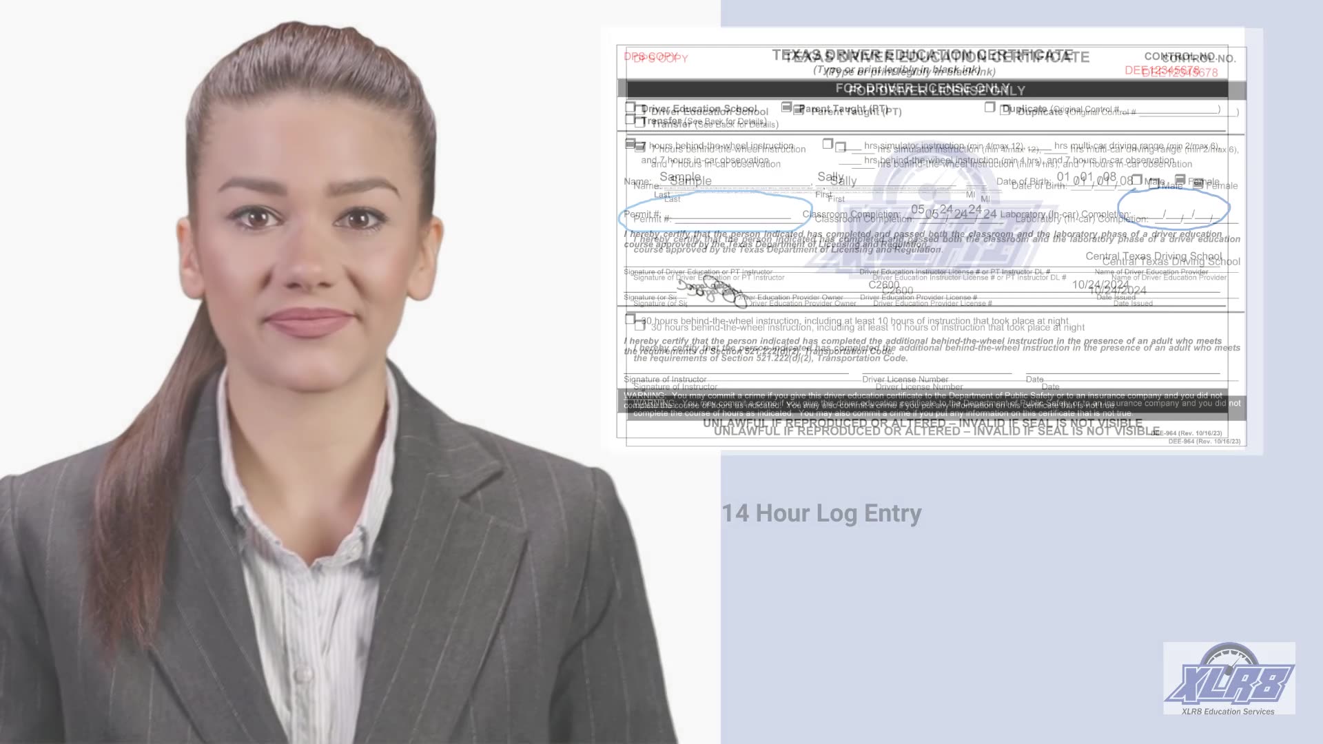 Texas Drive Test Paperwork