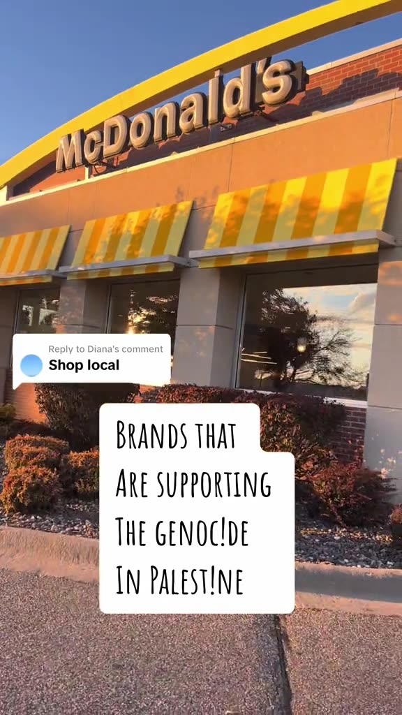 🚨 ️🇮🇱⚔️🇵🇸BDS - Brands that are supporting genocide in Israel.