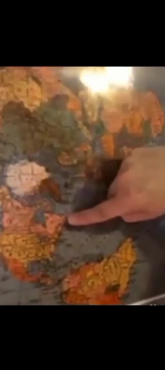 "Air Map of the World" based on the 1892 Gleason's "New Standard Map of ...