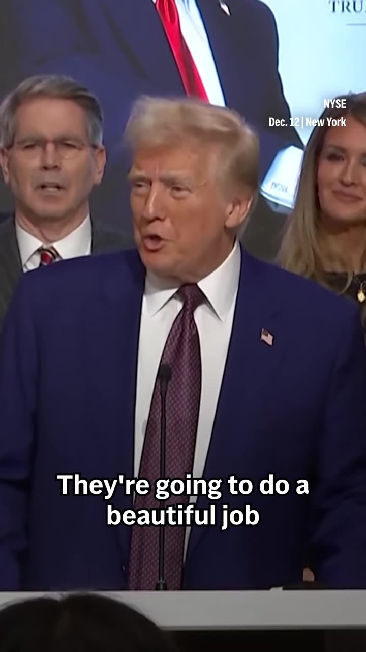 "Donald Trump Rings NYSE Opening Bell as Time’s Person of the Year 🔔🌟"