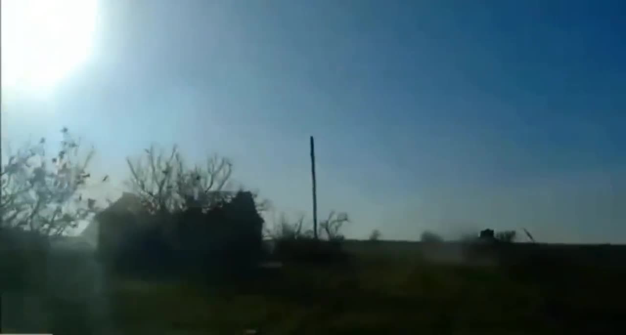 Ukrainian humvee running over a IED