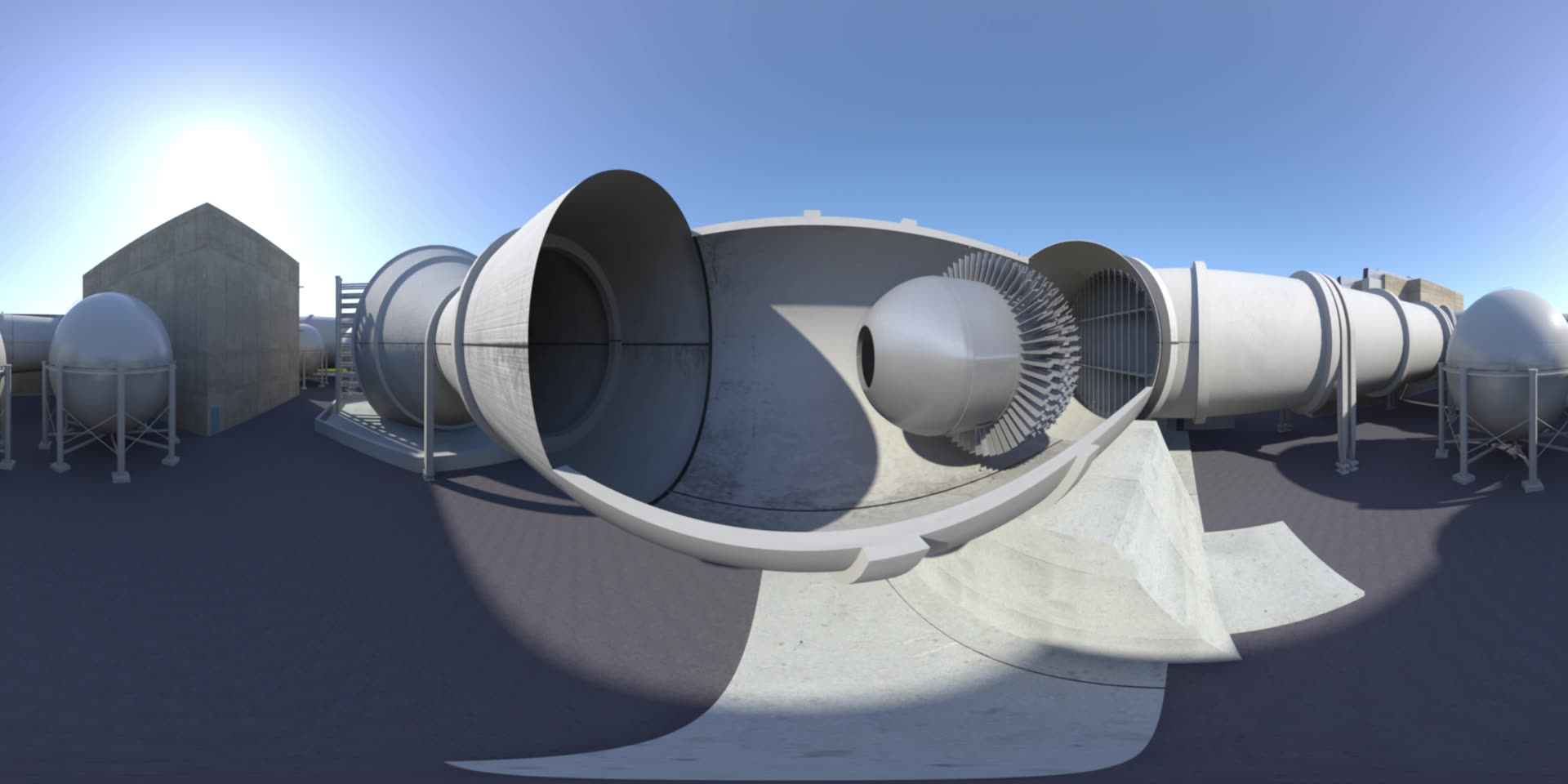 Wind Tunnel Test of NASA’s Most Powerful Rocket (360° Animation) NASA