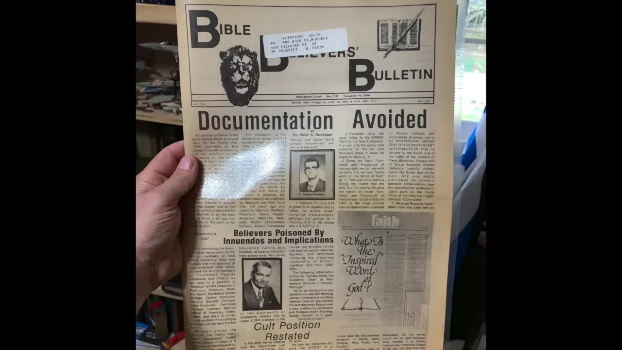 Dr Ruckman Vinyl LPs, Revelation (PART 1)