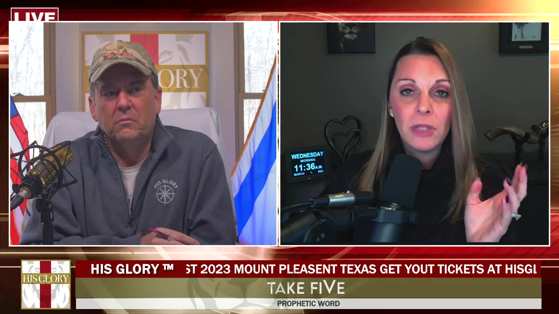 Julie Green joins His Glory: Take FiVe