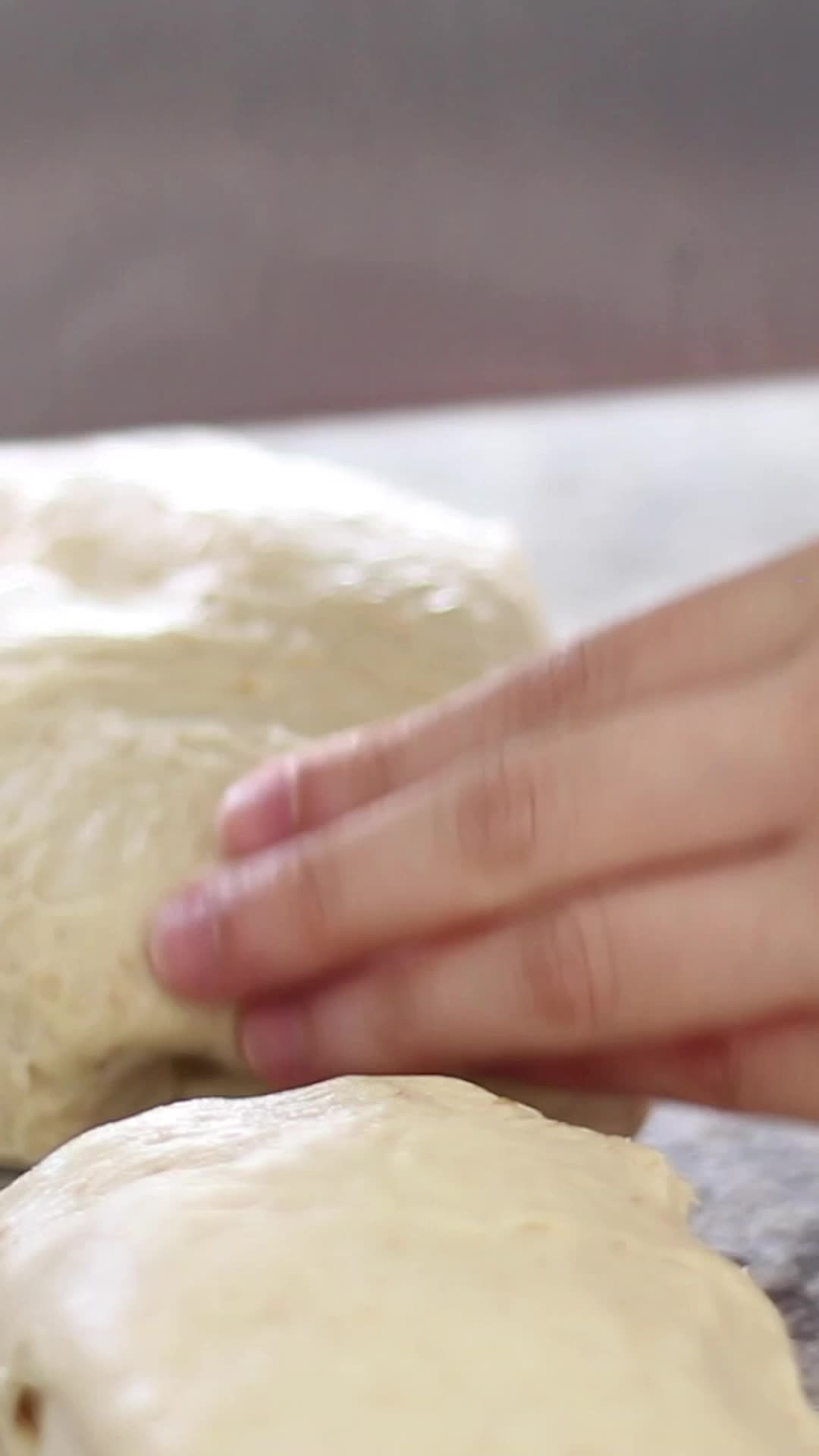 Dividing pandesal dough