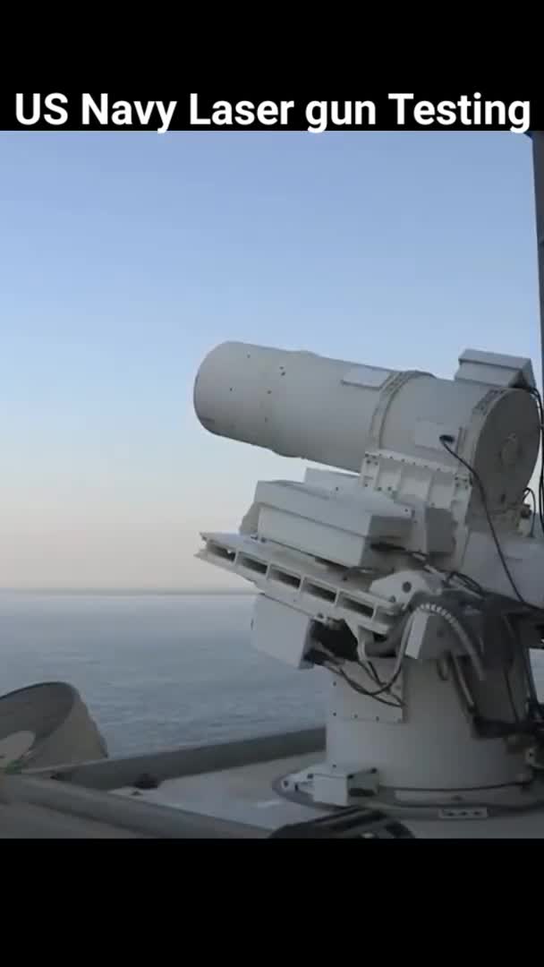 US navy laser gun testing