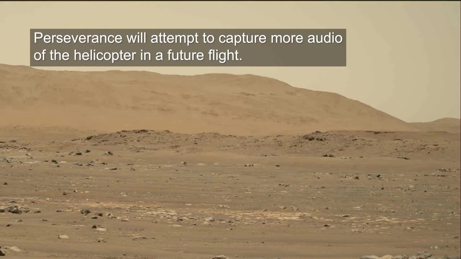 Hear Ingenuity fly on Mars with enhanced audio captured by Perseverance