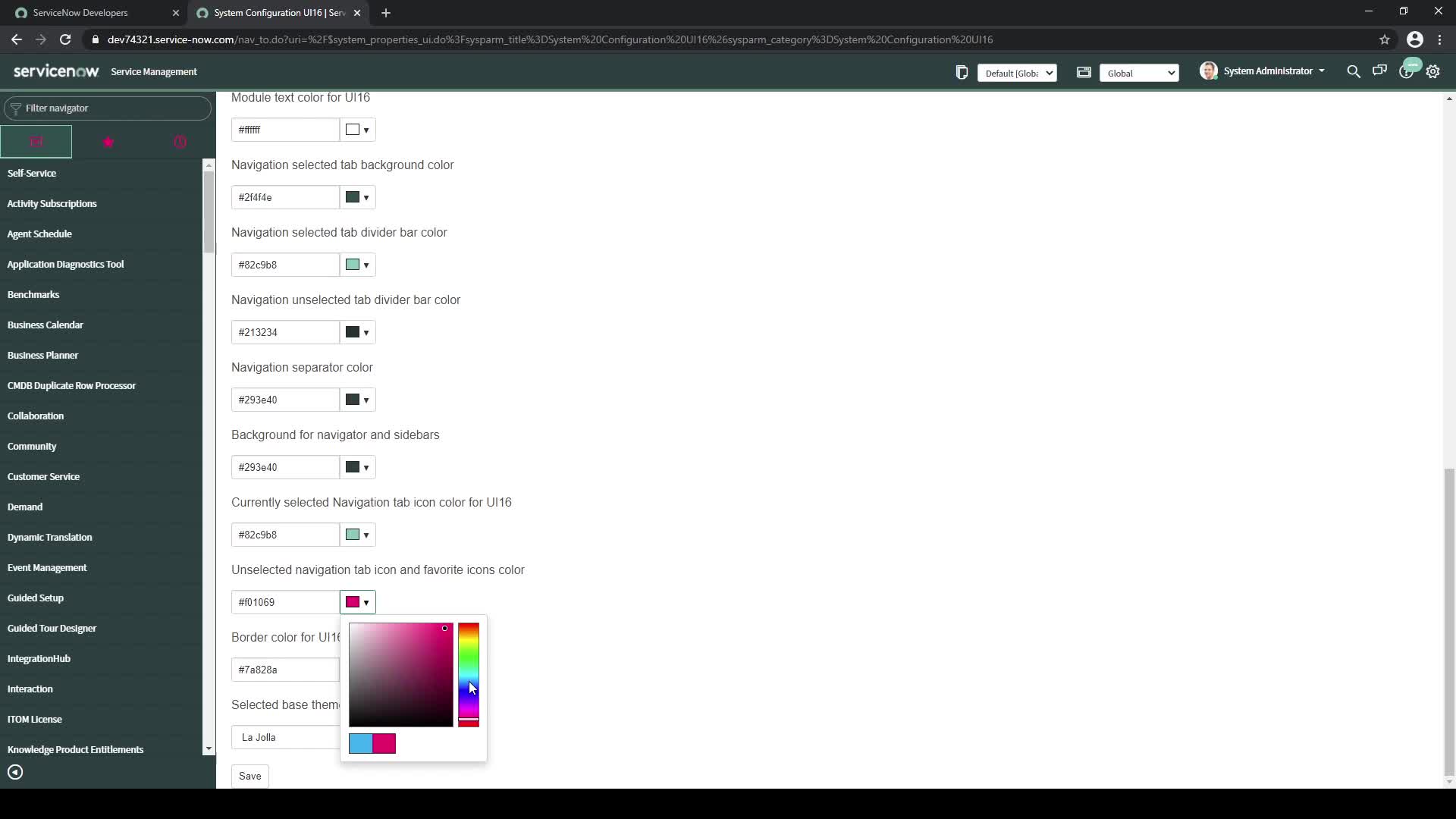 How to change the unselected navigation tab icon and favorite icons ...