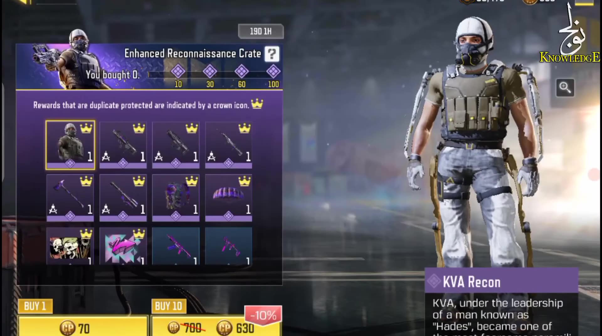 New Enhanced Reconnaissance Crate Opening SUPER Lucky KVA Recon Smart ...