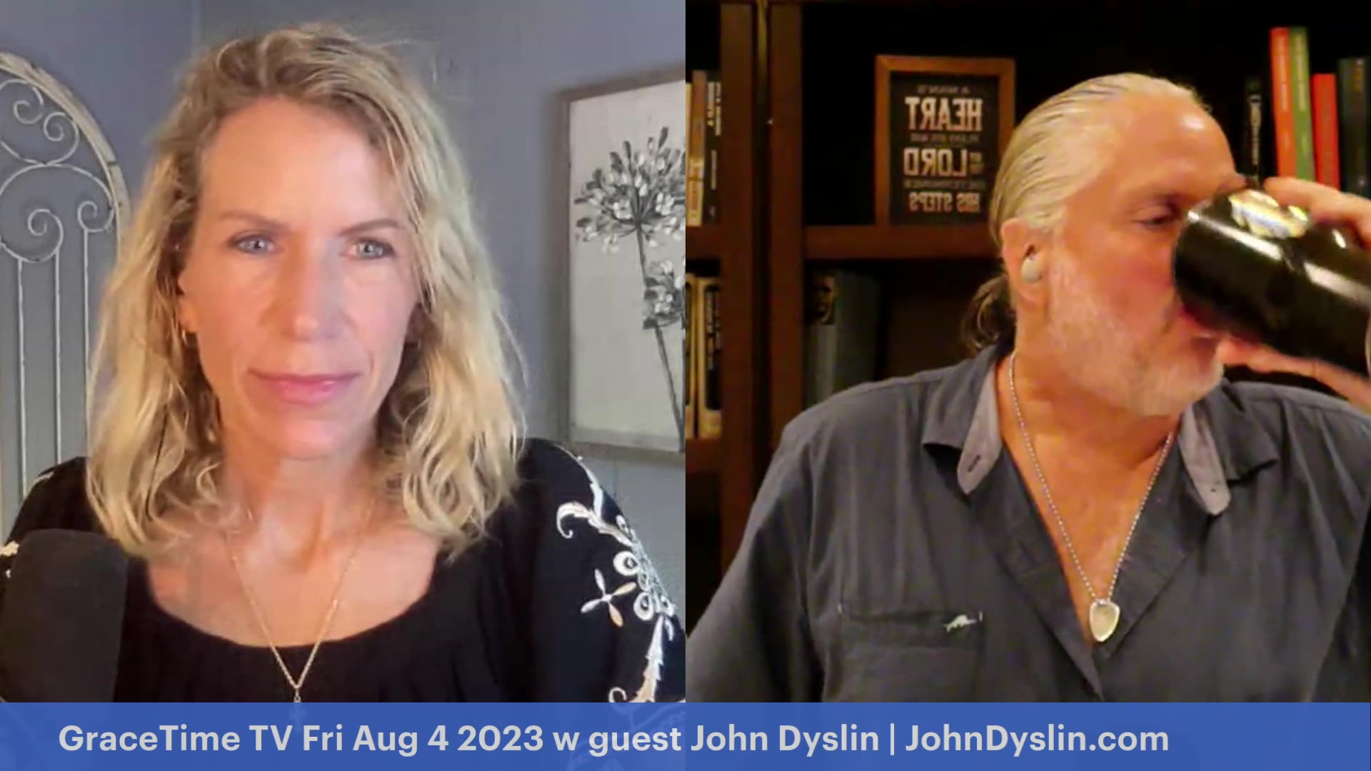 GraceTime TV LIVE: Mary Grace Interviews author John Dyslin-- NEHEMIAH ...
